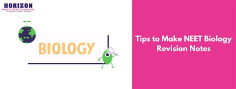 Tips To Make Neet Biology Revision Notes Neet Coaching Delhi