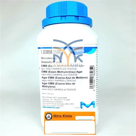 Jual EMB Agar Eosin Methylene Blue Agar Media EMB Agar Kab Bantul