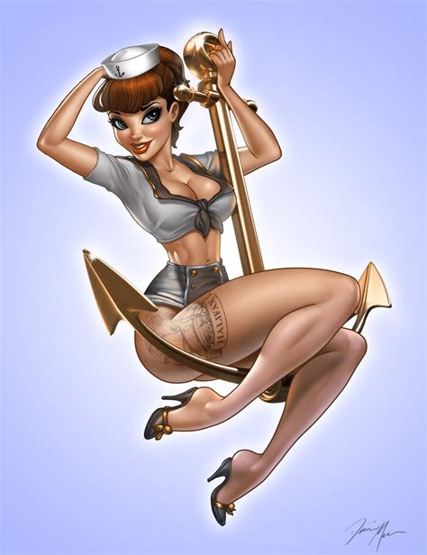 Drawn Sexy Toon Pin Up Girls