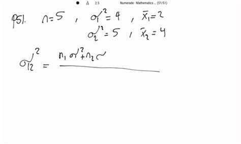 SOLVED A Find The Sample Variance For The Numbers I 8 3 7 1 11 Ii 2 3 1 5 5 B Are There