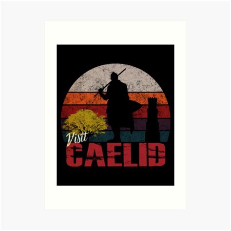 Vintage Visit Caelid Elden Ring Christmas Perfect T Fan Art