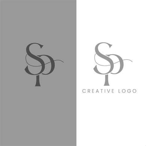 Premium Vector Sp Initial Letter Logo Design