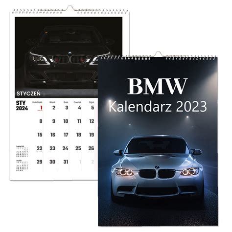 Kalendarz ścienny miesięczny A Propaganda Bmw Auta Propaganda Sklep EMPIK