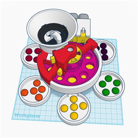 3D Printed Skittles Sorting Machine Hackaday Io