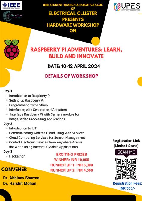 Electrical Cluster Upes On Linkedin Raspberrypi Workshop