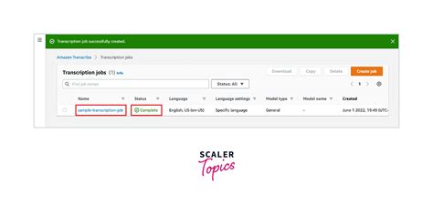 AWS Transcribe Scaler Topics