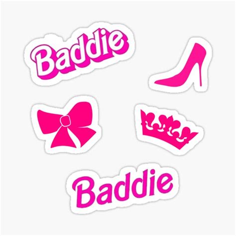 Baddie Pack Sticker For Sale By Kenyeahc Redbubble