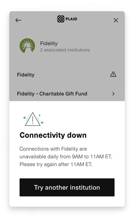 Connect Bank Account User Cant Add Fidelity Bank Because Of
