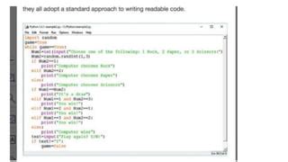 Making Your Code More Readable Pptx