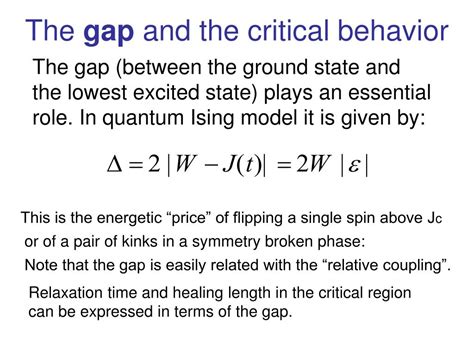 Ppt Quench In The Quantum Ising Model Powerpoint Presentation Free