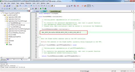 使用stm32cubemx移植touchgfx 与非网