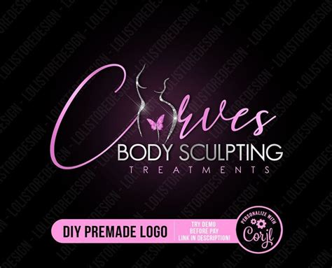 Diy Body Sculpting Premade Logo Body Contouring Logo Spa Etsy Diy