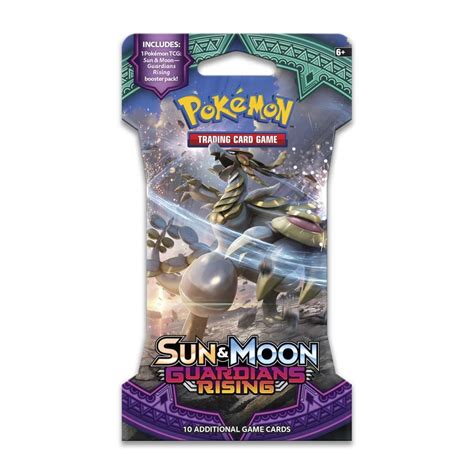 Pokémon TCG Sun Moon Guardians Rising Sleeved Booster Pack Cards Pokémon Center