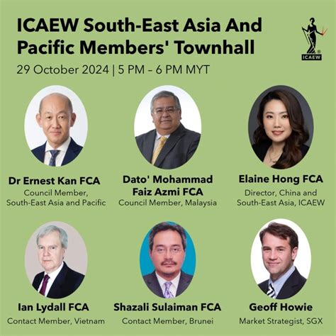 Dr Ernest Kan Bbm On Linkedin While This Is The Icaew Members Townhall For Southeast Asia