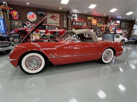 1955 Gypsy Red Corvette C1 V8 Genesis Ncrs Excellence And Iconic