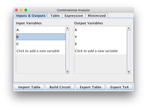 Combinational Analysis Deleting An Input Variable Causes A