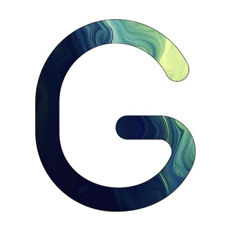 Premium Photo Image Icon G Luminous Gradient Background