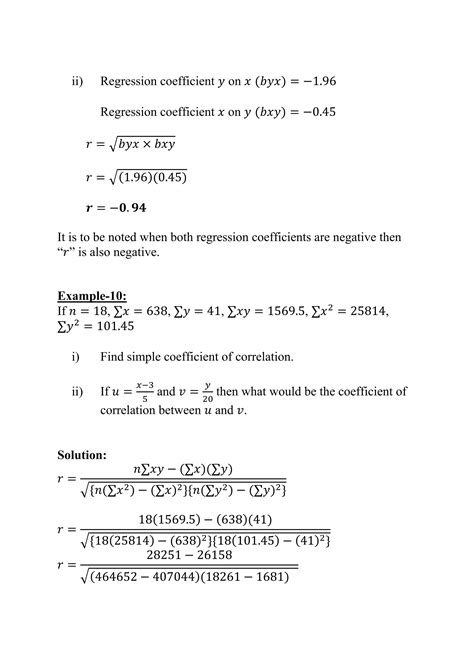 Properties Of Coefficient Of Correlation Pdf