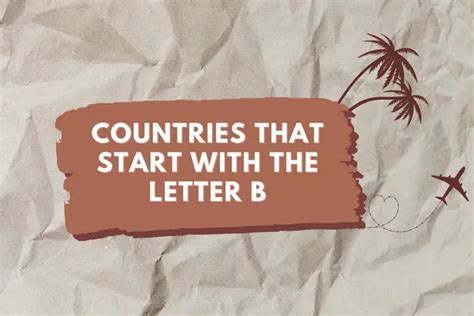 Countries That Start With The Letter B