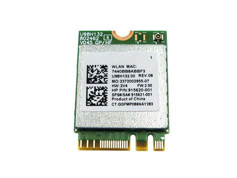 Amazon In Buy Realtek RTL8821CE PCI Express 802 11AC WLAN Bluetooth 4 2 WiFi Card 915620 001