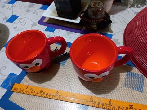 Sesame Street Elmo Big Cup Hobbies And Toys Memorabilia And Collectibles Vintage Collectibles On