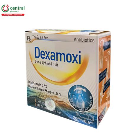 Thuốc Nhỏ Mắt Dexamoxi 04ml điều Trị Nhiễm Trùng Mắt Sau Phẫu Thuật