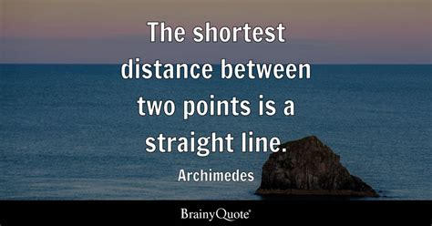 Is The Shortest Distance Between Two Points