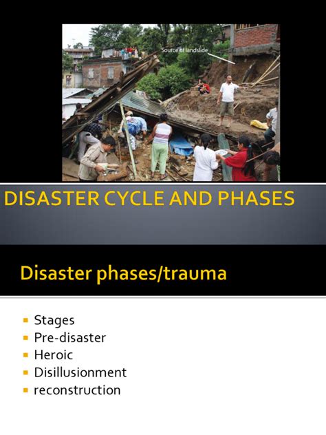 Disaster Cycle And Phases Pdf Emergency Management Emergency