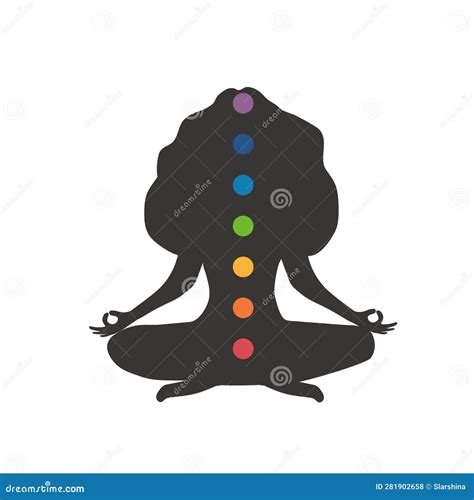 Chakras System Diagram Showing Seven Chakras With Symbols And Meanings