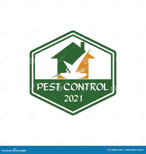 Logotipo Del Plaguicida Para El Control De Plagas Ilustración Del