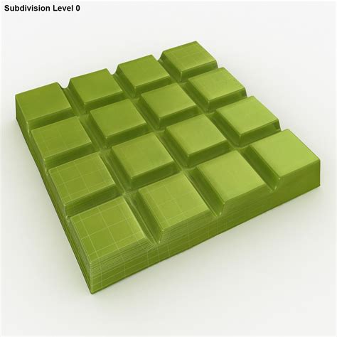 초콜릿 바 Matcha 3d 모델 19 Max Fbx Obj 3ds Free3d