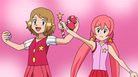 At Polymanga Serena And Gijinka Female Kirby By Aquamimi123 On Deviantart