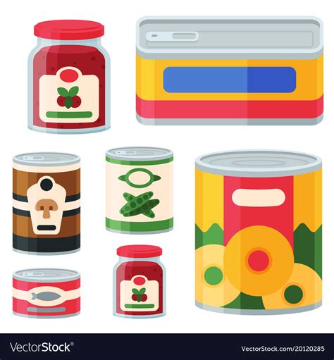 Collection Of Various Tins Canned Goods Food Metal