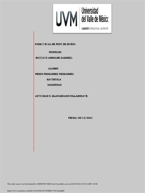 ac8 form y eval pff pdf pdf finanzas y administración del dinero