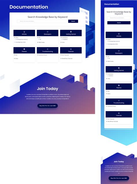 how to create a knowledge base for your website with divi