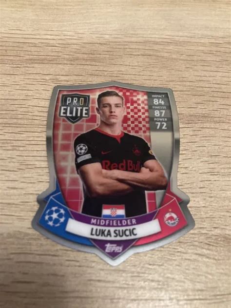 TOPPS MATCH ATTAX 23 24 Pro Elite Shield 2023 2024 Sh18 Luka Sucic 4