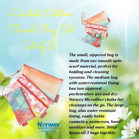 Pin By Chelsea White On Do It Your Slefcleaning Norwex Microfiber Travel Bag Set Scarf