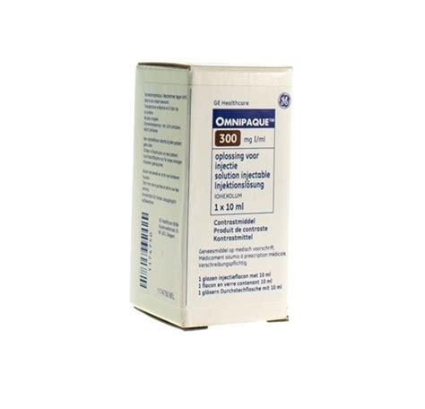 Omnipaque™ Iohexol Injection 300 Mgml Single Dose Vial 10 Ml 10tray