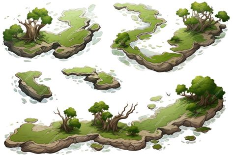 Premium Photo Isometric Illustrations Sprites Spritesheet On White
