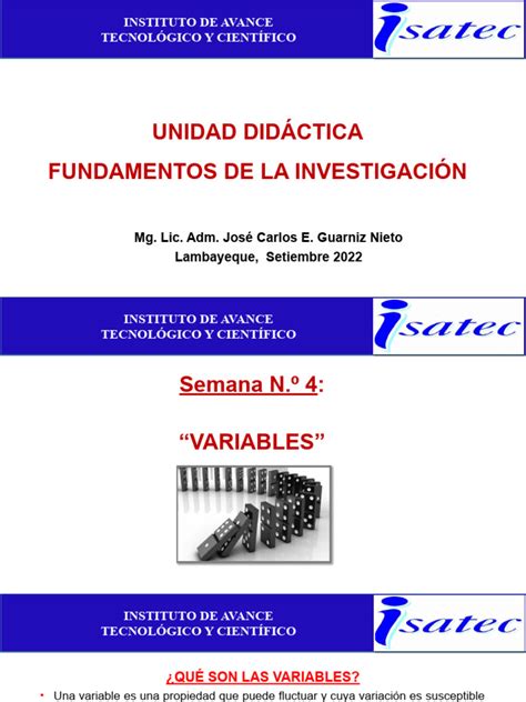 variables pdf inteligencia science