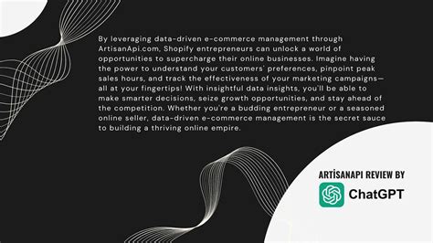 Artisanapi Sales Data With Ai Artisanapi E Commerce Metrıics