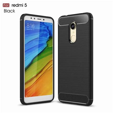Luxury Carbon Fiber Case For Xiaomi Redmi Case Silicone Back Cover For Xiaomi Redmi Tpu Case