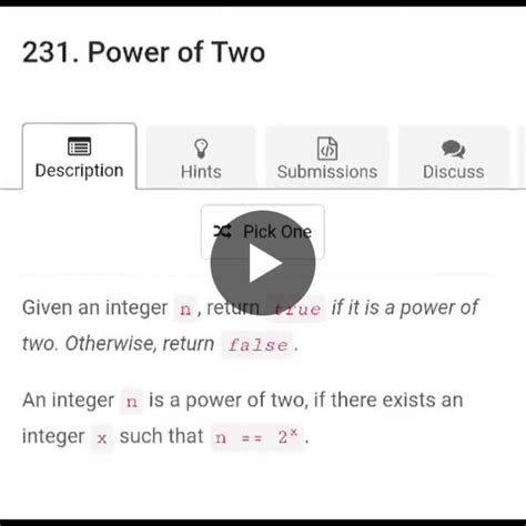 Leetcode Coding Algorithms Dsa Poweroftwo Problemsolving Day3 Mokshagnateja Karumudi