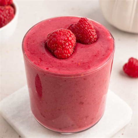 Raspberry Smoothie 3 Ingredients