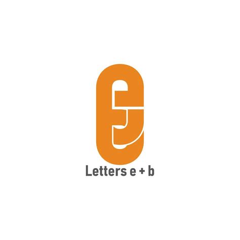 Letter Be Linked Chain Geometric Simple Logo Vector 26994079 Vector Art