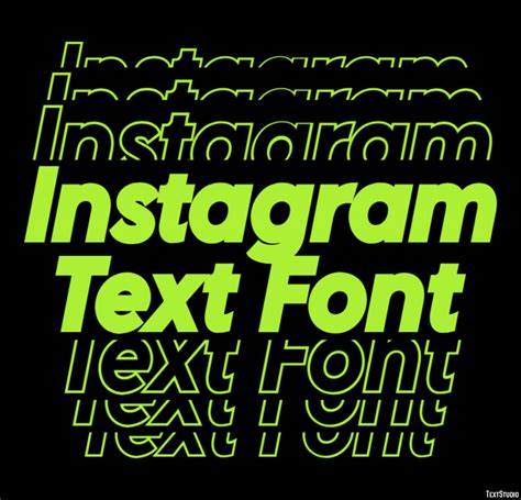 Instagram Text Font Text Effect And Logo Design Font