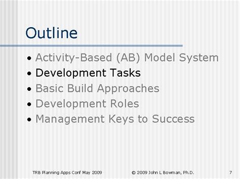 How Is An Activitybased Model Set Developed 12