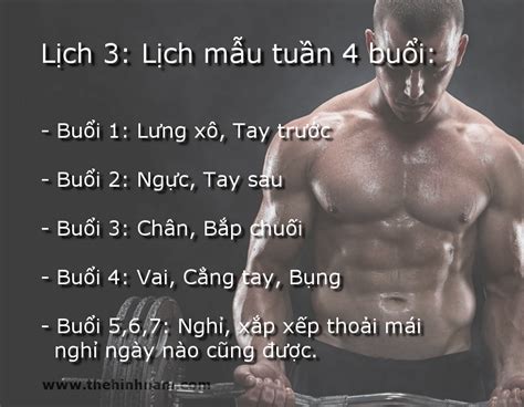 Lịch Tập Gym Cho Người Gầy Trong 1 Tuần Nhiều Người áp Dụng Dây Ngũ
