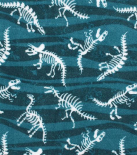 Dino Fossils Print Anti Pill Fleece Handmade Tie Blanket Etsy