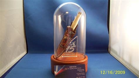 Dome Knife Display Nos Mib Schrade Usa 95th Anniversary